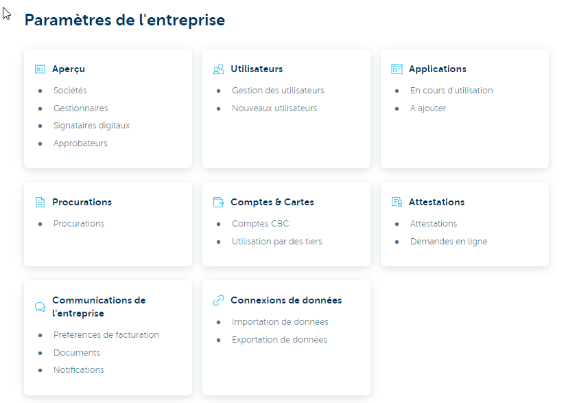 Informations pratiques pour les gestionnaires du Tableau de bord ...