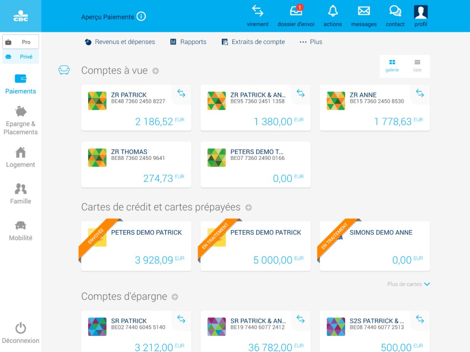 Effectuez vos paiements dans CBC Touch - CBC Banque et Assurance