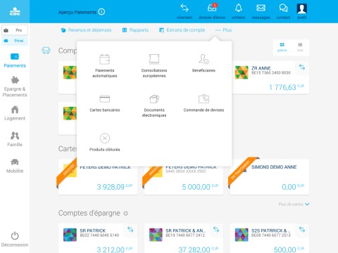 Effectuez vos paiements dans CBC Touch - CBC Banque et Assurance